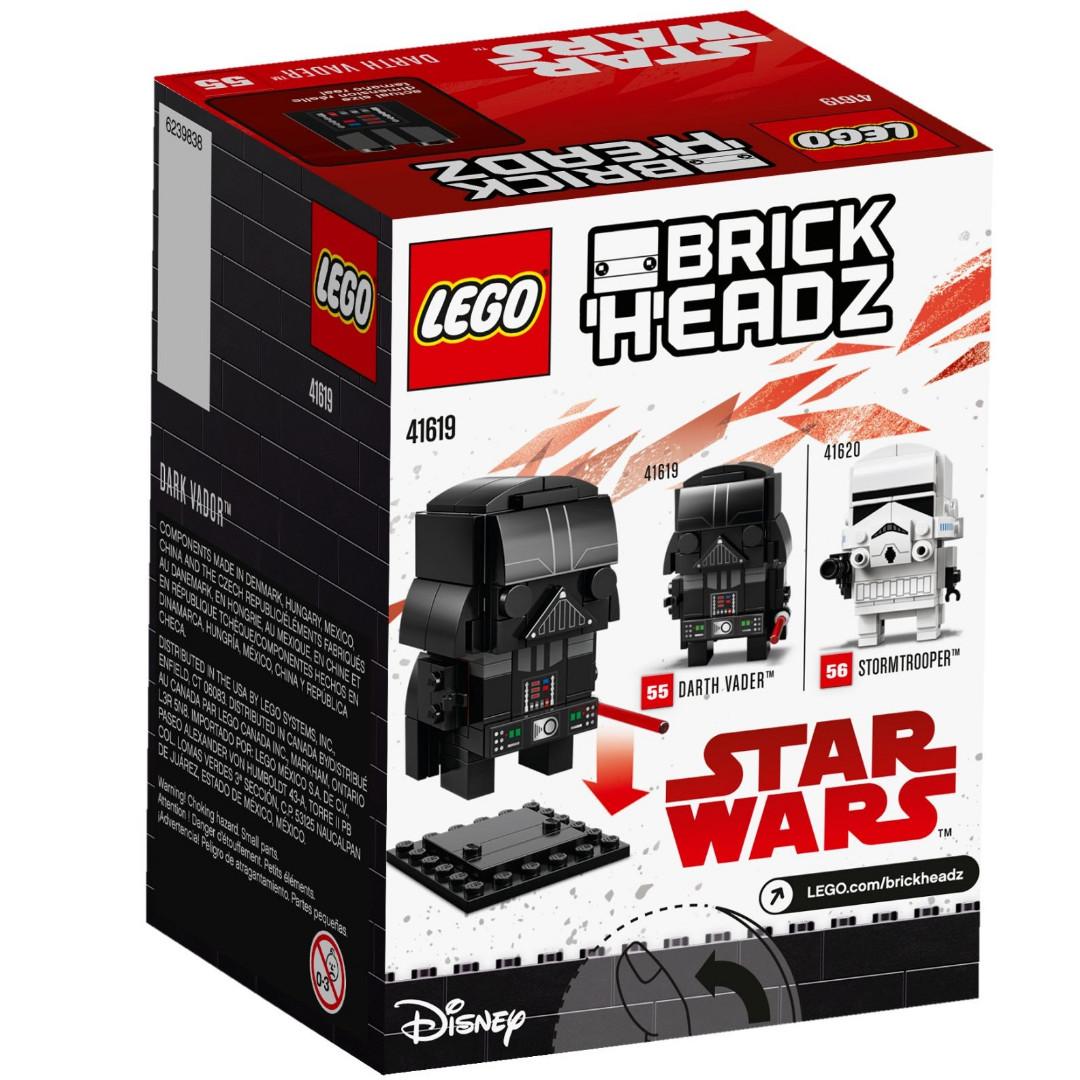 LEGO 41619 - Brickheadz - Star War's - Darth Vader (NEW), Hobbies ...