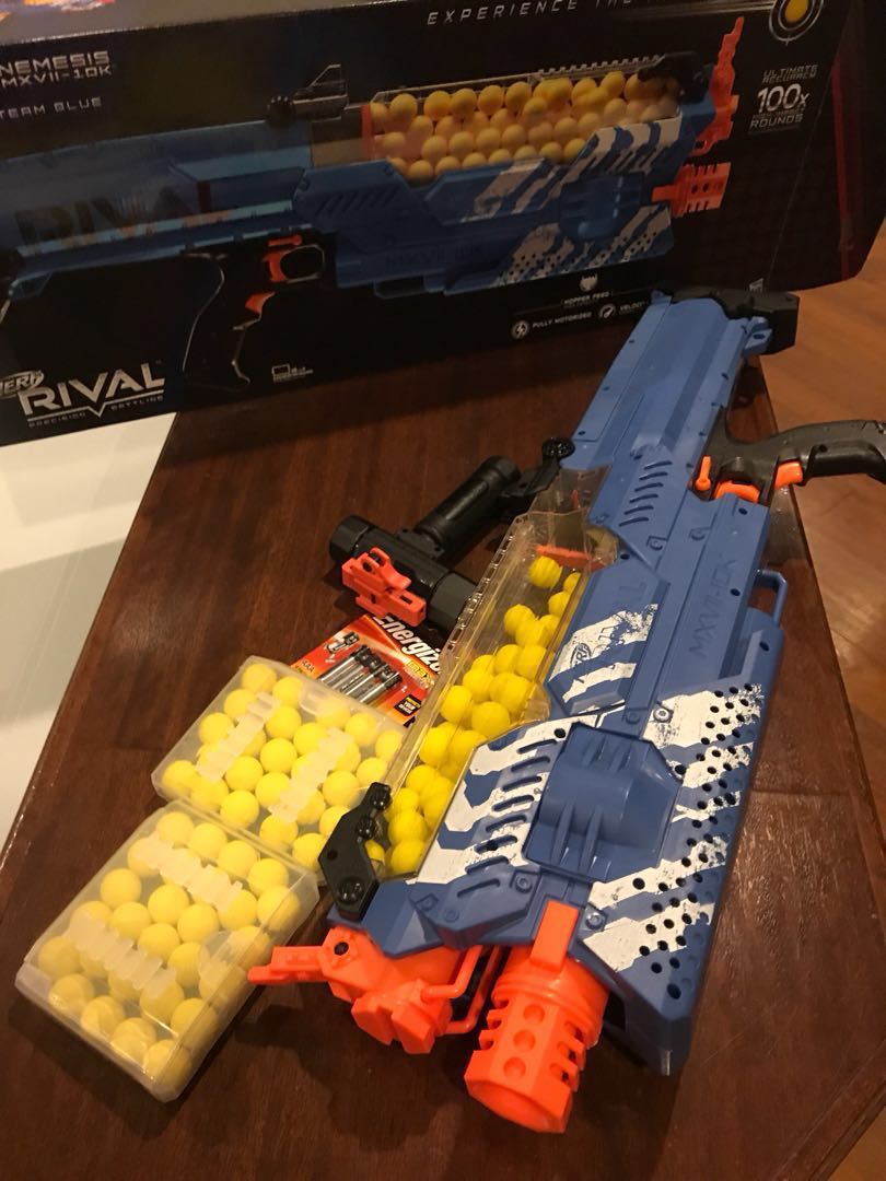 Nerf Rival Nemesis Automatic Rifle Gun, Hobbies & Toys, Toys & Games on ...