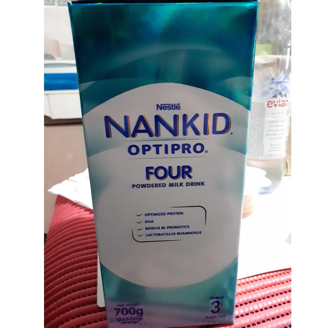 Nestle Nankid Optipro Four Powdered Milk Drink 700g, Babies & Kids ...