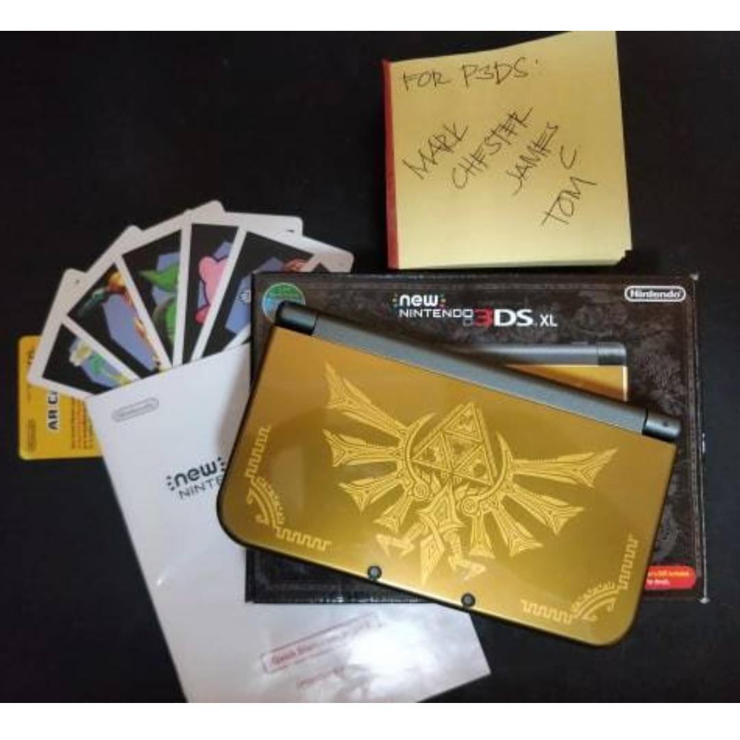 New Nintendo 3DS XL Hyrule Edition bundle, Video Gaming, Video Game ...