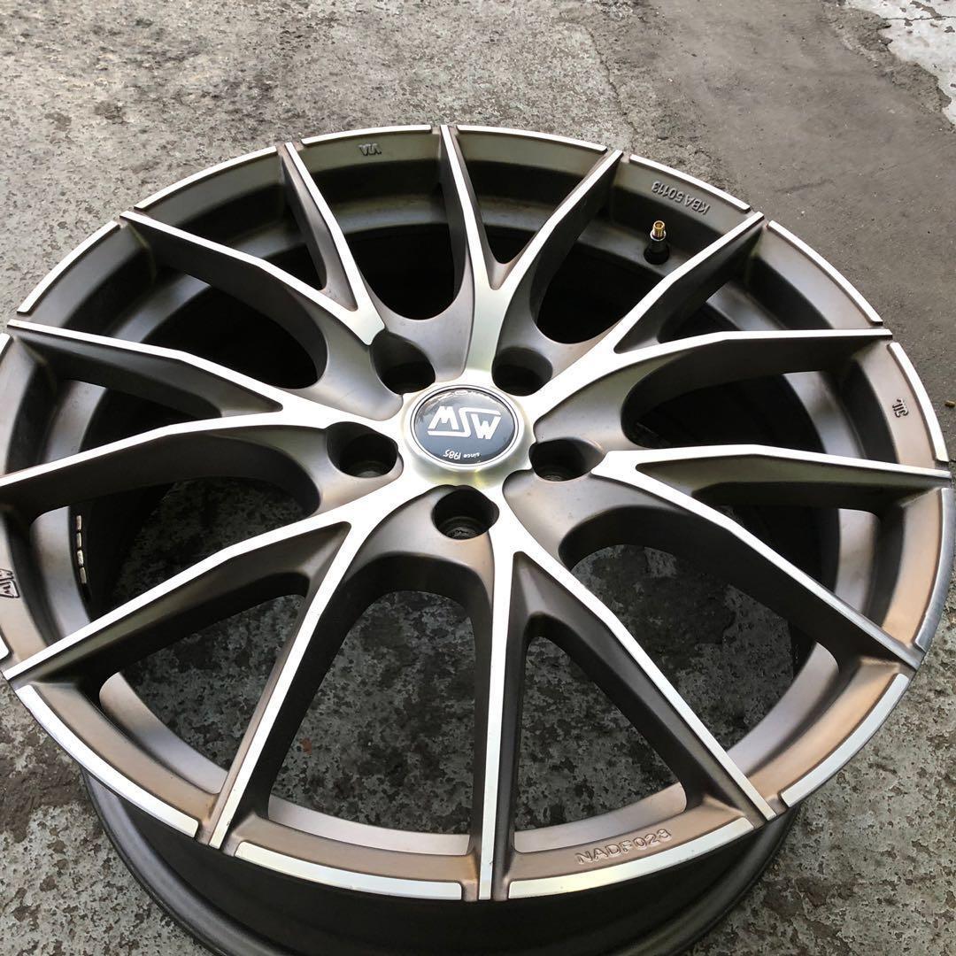 Original 19” OZ Racing by MSW Wheels 5X112, Car Accessories, Tyres ...