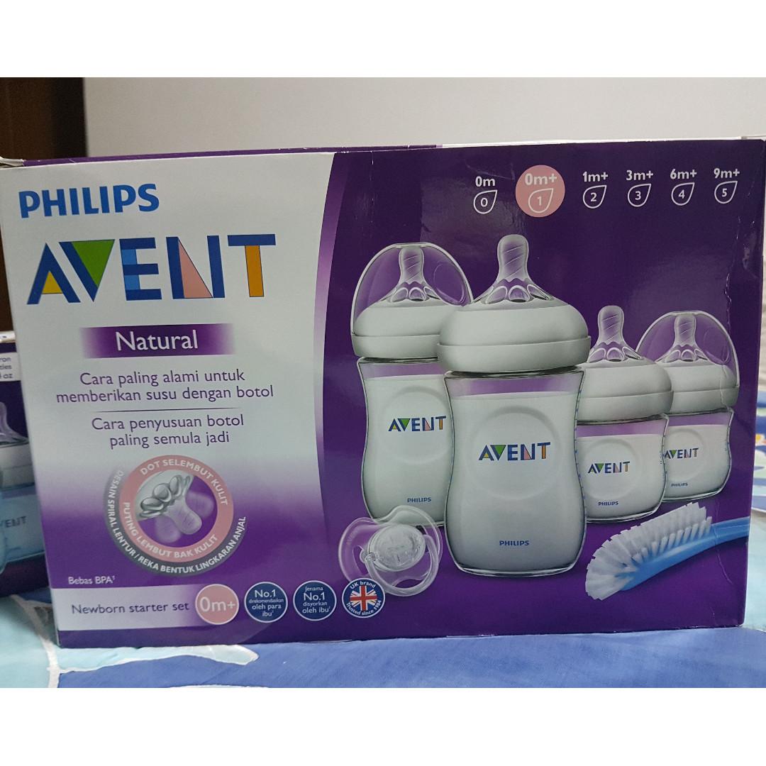 Philip Avent baby feeding bottles - Newborn Starter set, Babies & Kids ...