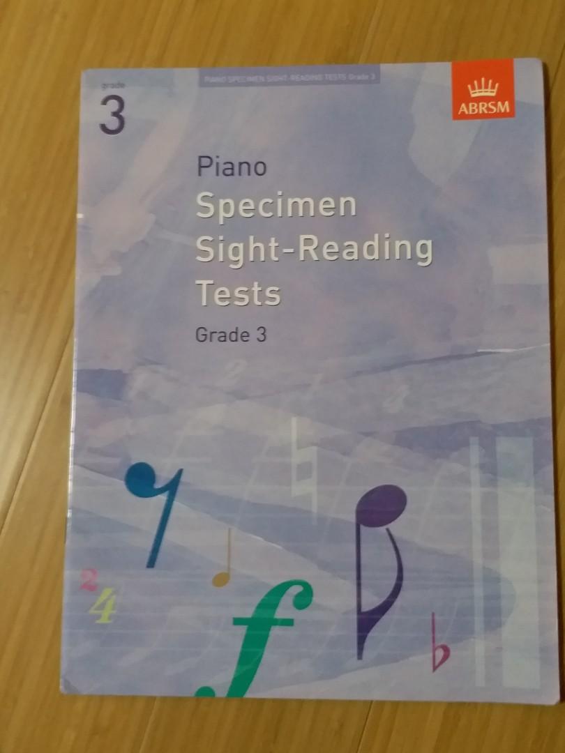 Piano Specimen Sight-Reading Tests Grade 3 & Piano Scales & Arpeggios ...