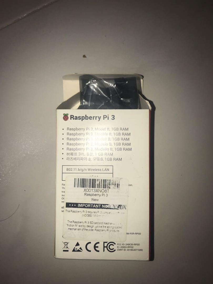 Raspberry pi 3 1 giga, Computers & Tech, Parts & Accessories ...