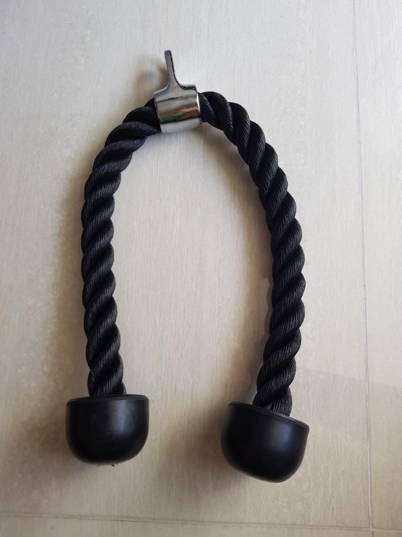 Rope attachment for cable machine, Sports Equipment, Exercise & Fitness ...