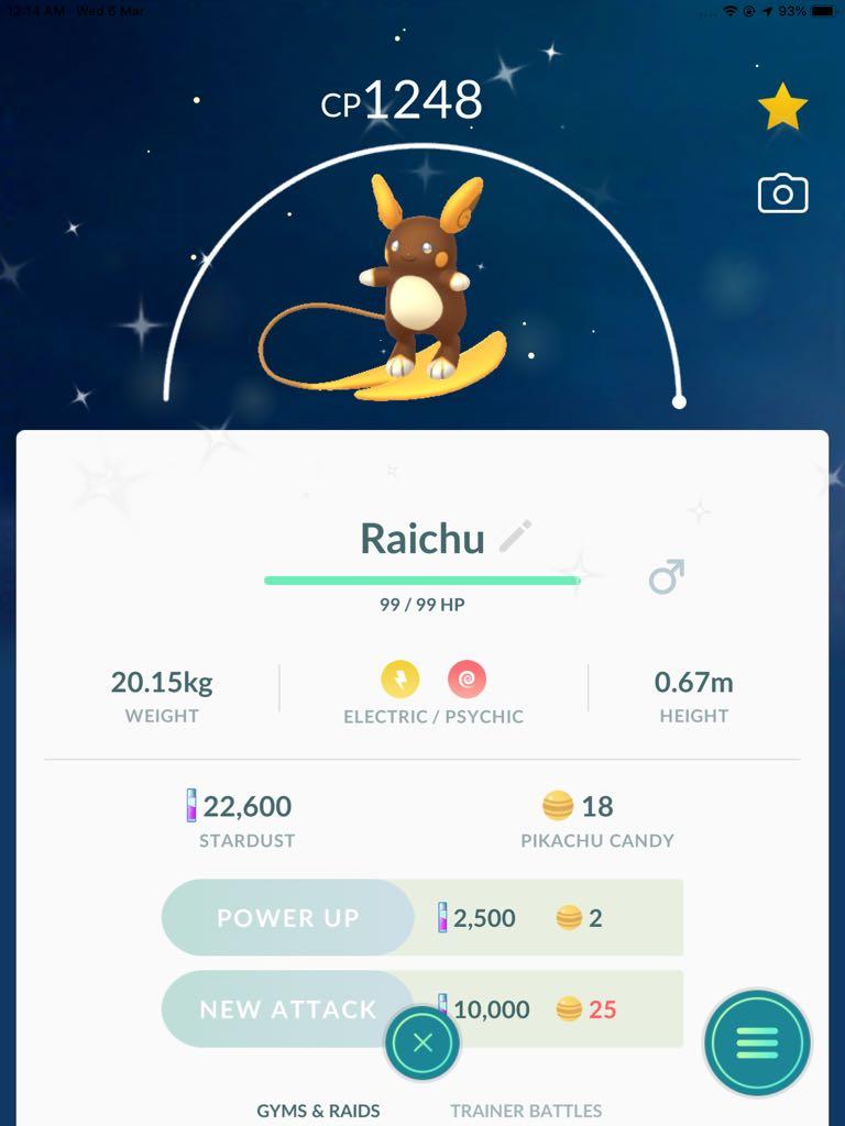 Pikachu Shiny Raichu