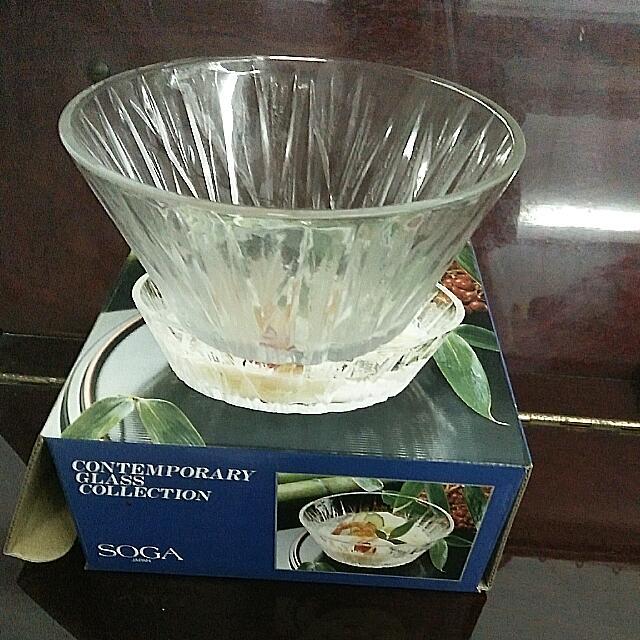Soga Japan Contemporary Glass Collection >Bowl, Furniture & Home Living ...