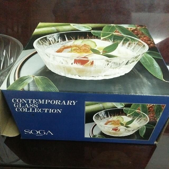 Soga Japan Contemporary Glass Collection >Bowl, Furniture & Home Living ...