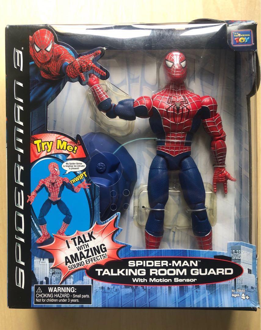 Spider-Man 3 @ Spider-Man talking room guard with motion sersor, 興趣及遊戲 ...