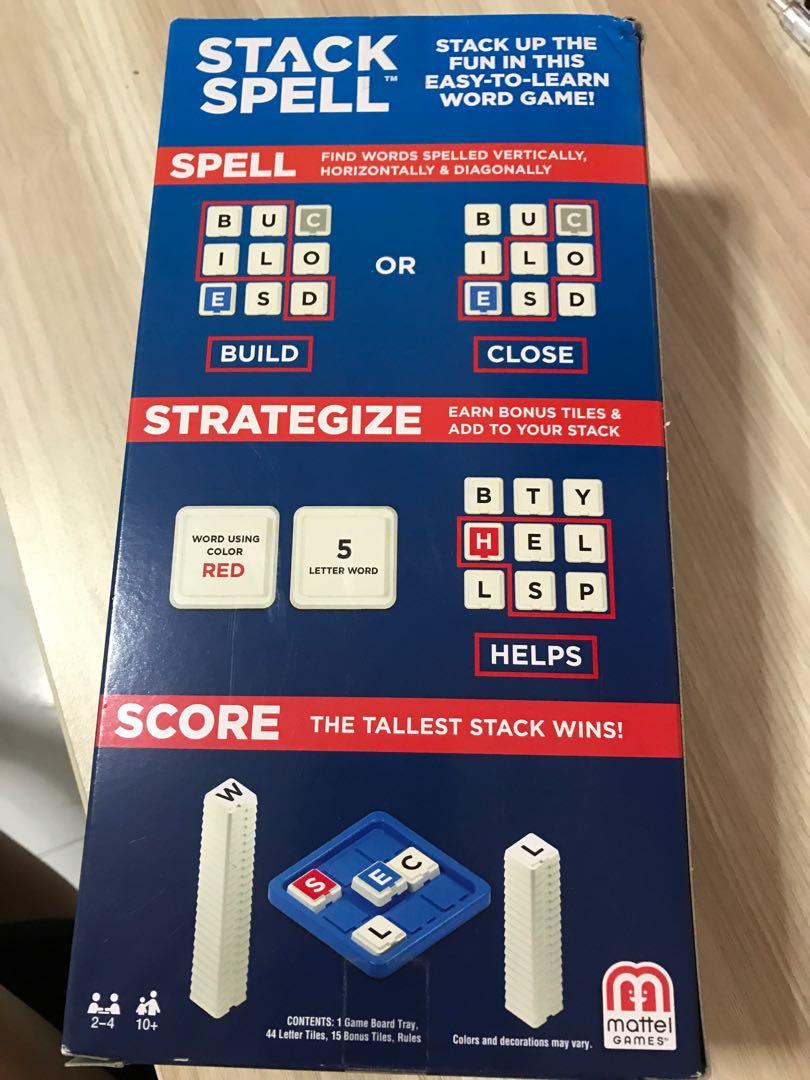 Stack Spell, Hobbies & Toys, Toys & Games on Carousell