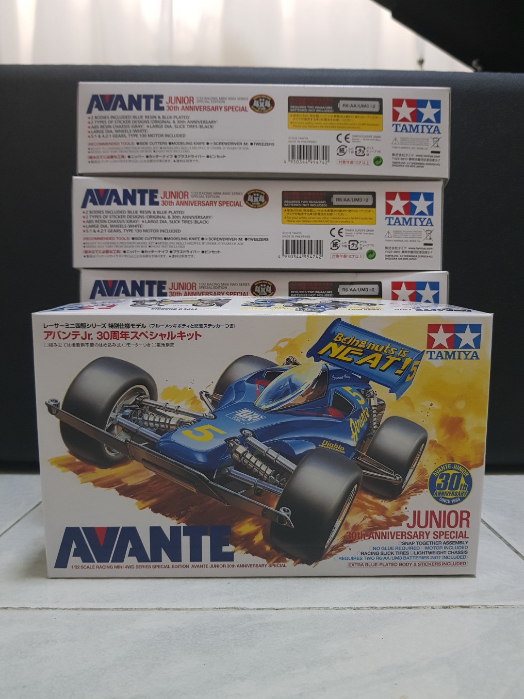 Avante JR 30th Anniversary Special Tamiya Mini 4wd, Hobbies & Toys ...