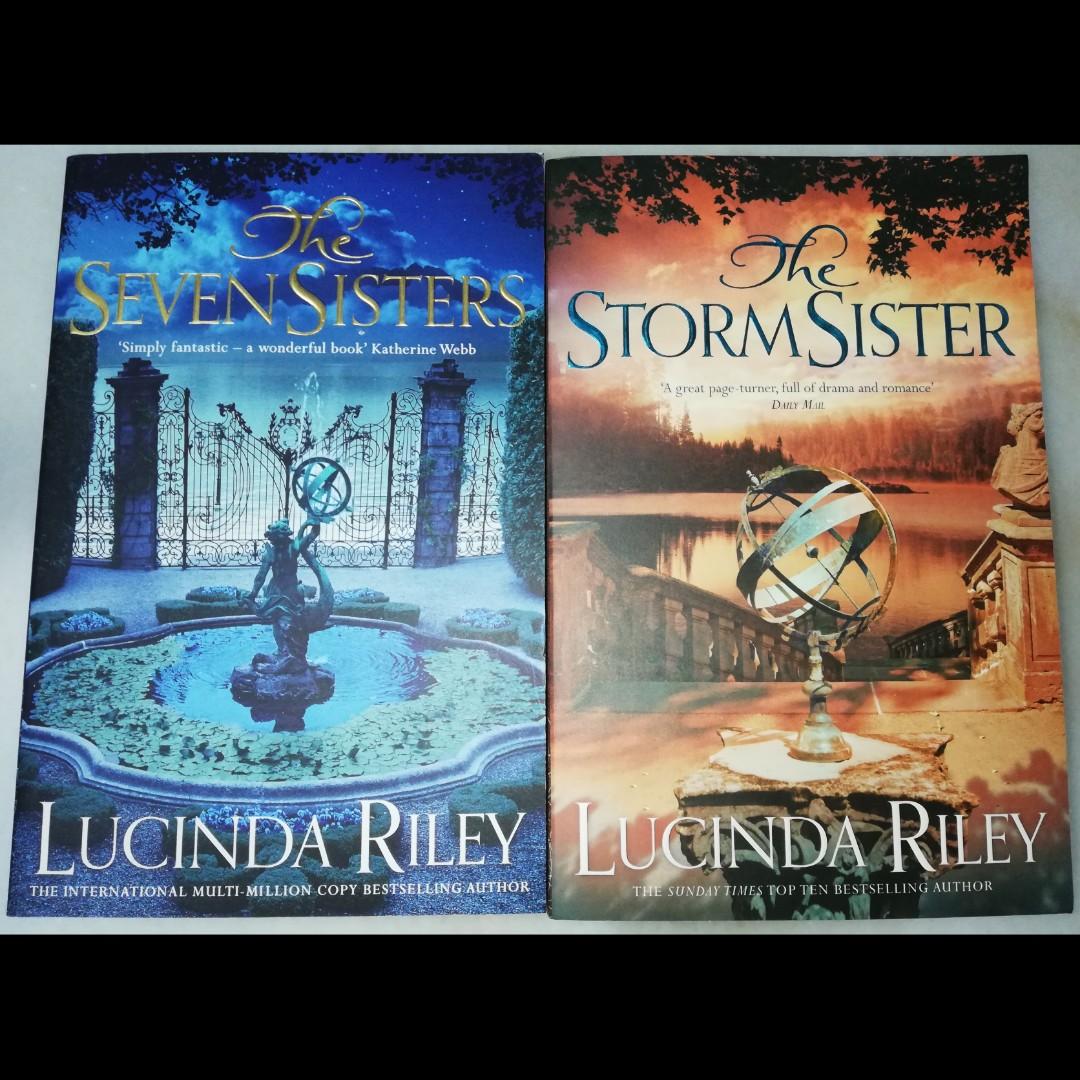 The seven sisters and The storm sister by Lucinda Riley, Hobbies & Toys ...
