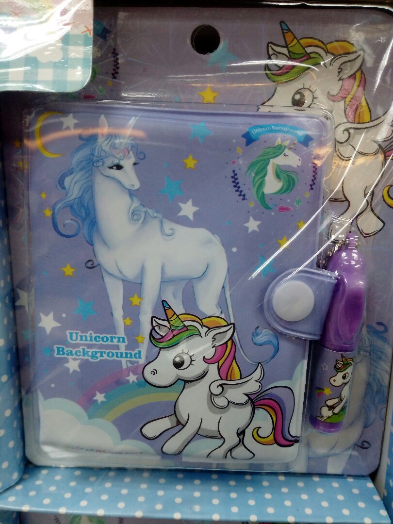 UNICORN MINI NOTEBOOK WITH PEN, Hobbies & Toys, Stationary & Craft ...
