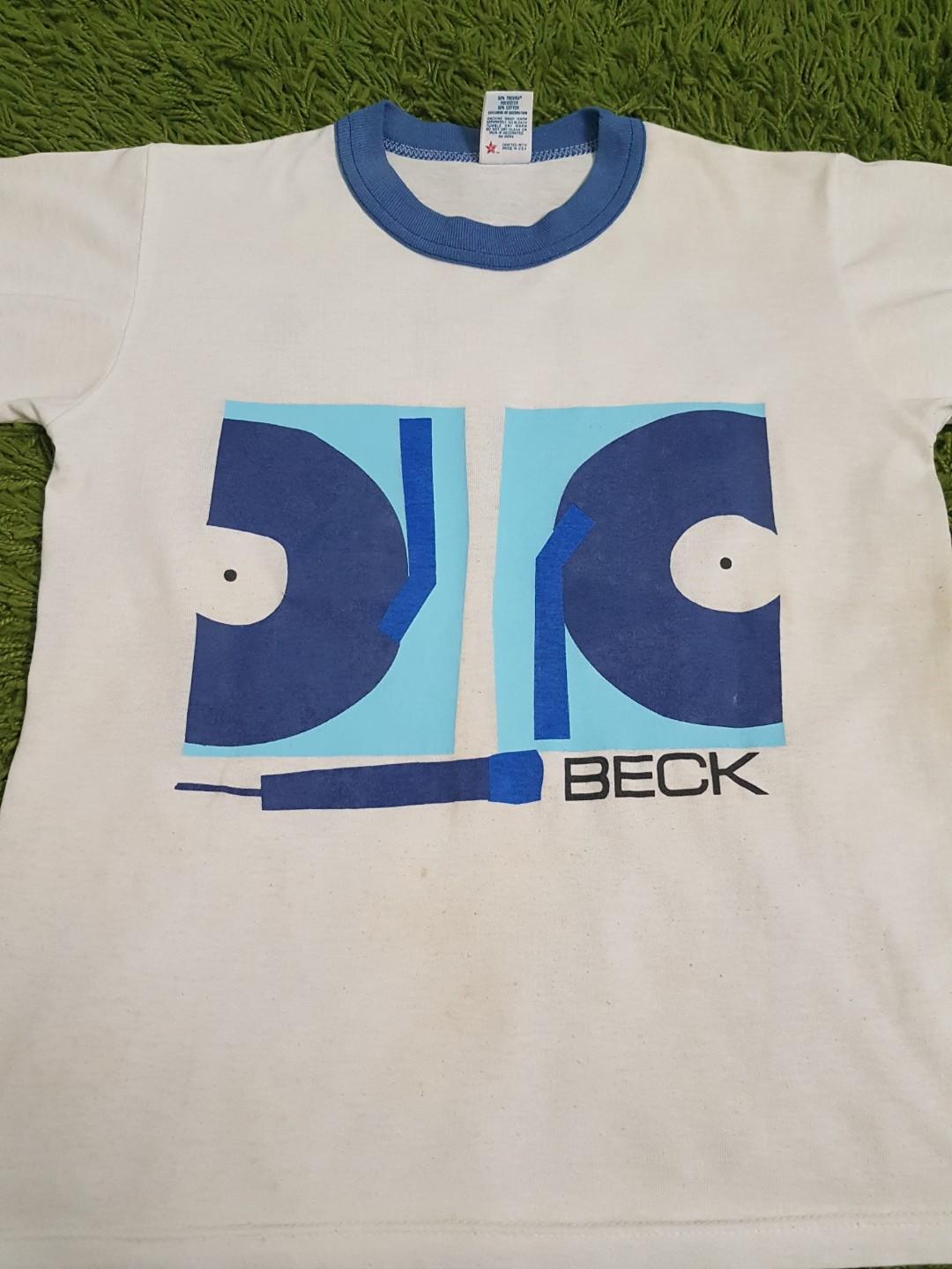 Vtg BECK band 90s, Men's Fashion, Tops & Sets, Tshirts & Polo Shirts on ...