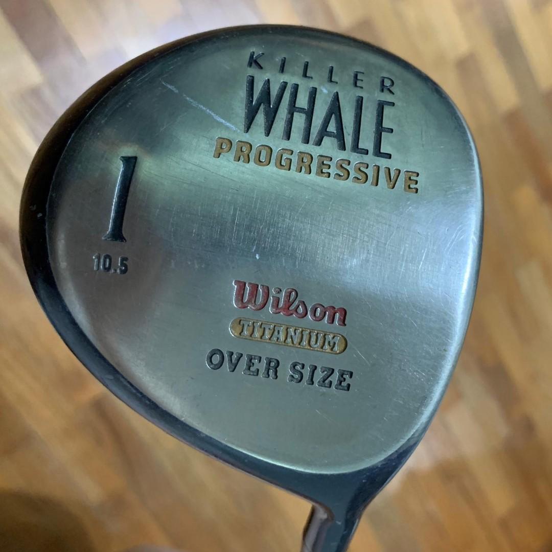 Wilson Killer Whale Progressive Titanium Driver with cover, Sports ...