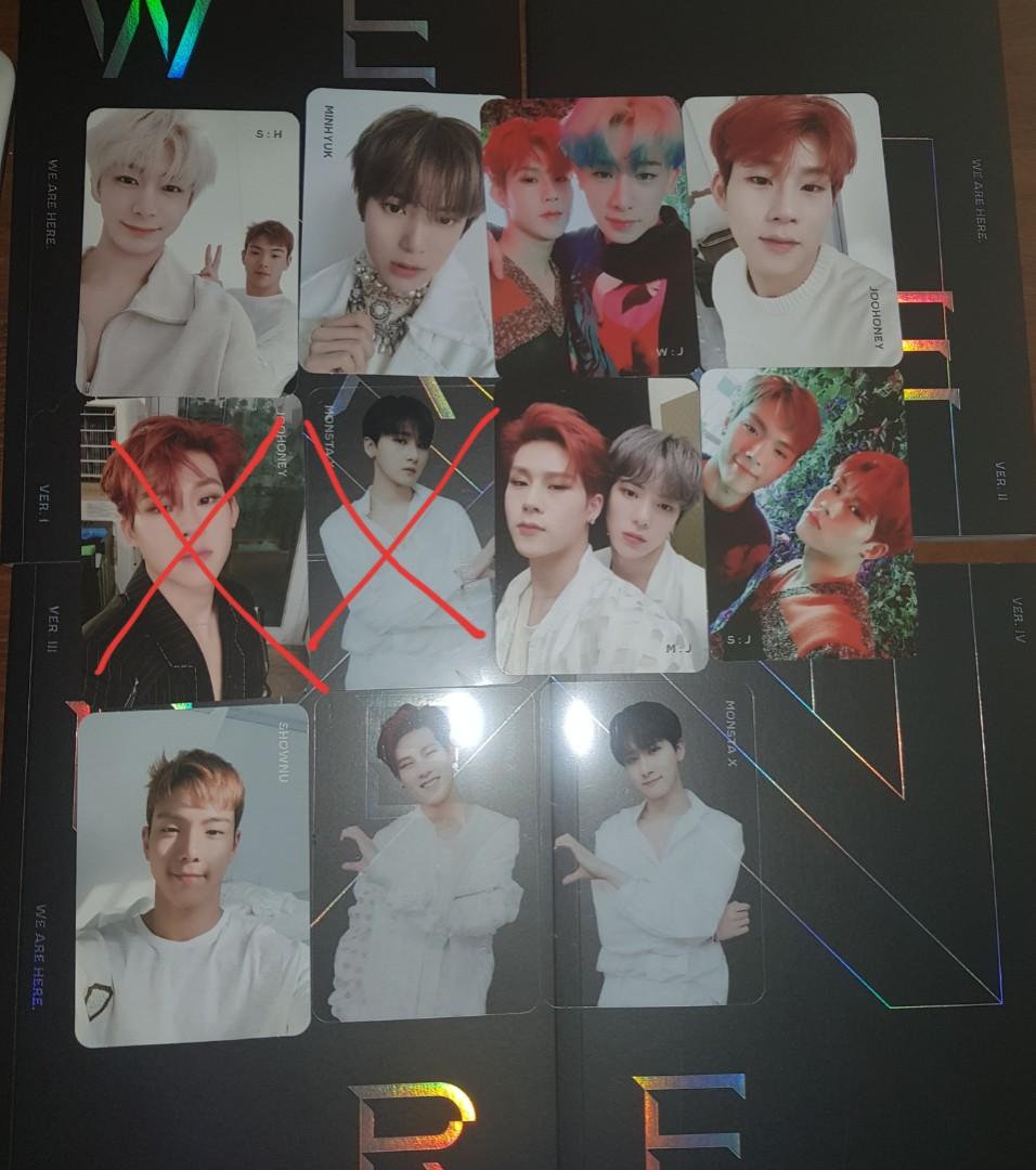 WTT Monsta X Take 2 We Are Here Photocards PC, Hobbies & Toys ...