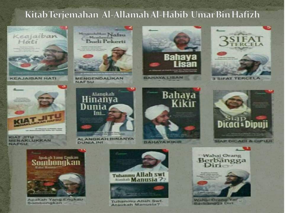 1 set ( 11 kitab ) Kitab Terjemahan Al- Allamah al-Habib ‘Umar bin ...