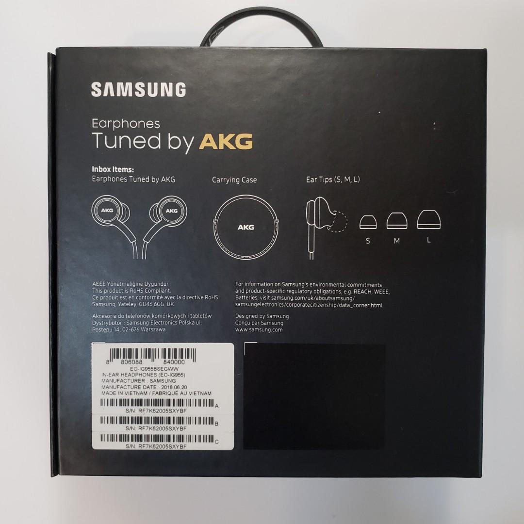 三星原裝AKG耳機 Samsung Earphones Tuned by AKG, 音響器材, 耳機 - Carousell