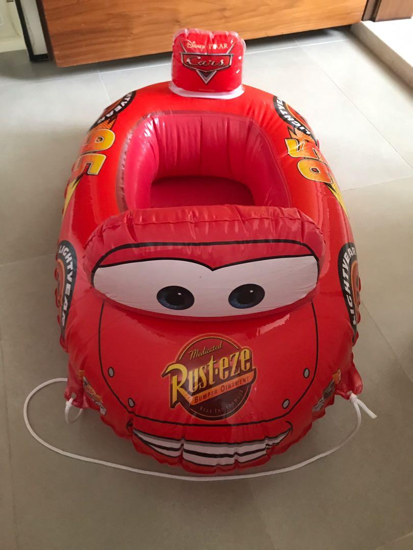 Cars Lightning McQueen float, Hobbies & Toys, Toys & Games on Carousell