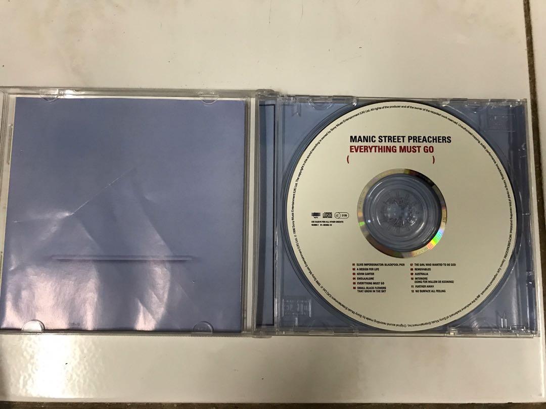 CD Manic Street Preachers - Everything must go, Hobbies & Toys, Music ...
