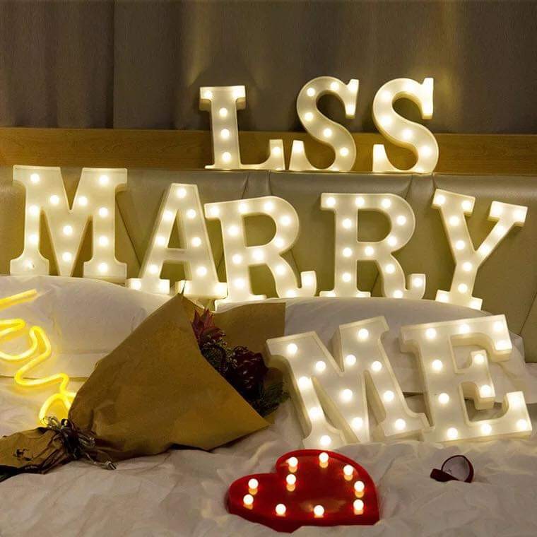 LED LETTER STANDEE, Hobbies & Toys, Stationary & Craft, Occasions ...