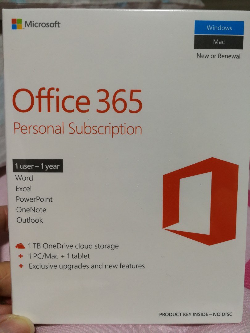 Microsoft Office 365 Personal Subscription, Computers & Tech, Parts ...