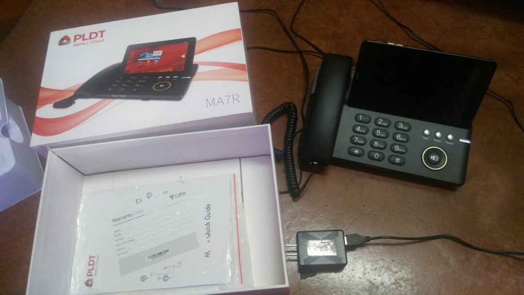 PLDT HOME TELPAD: Tablet + Landline (BLACK), Mobile Phones & Gadgets ...