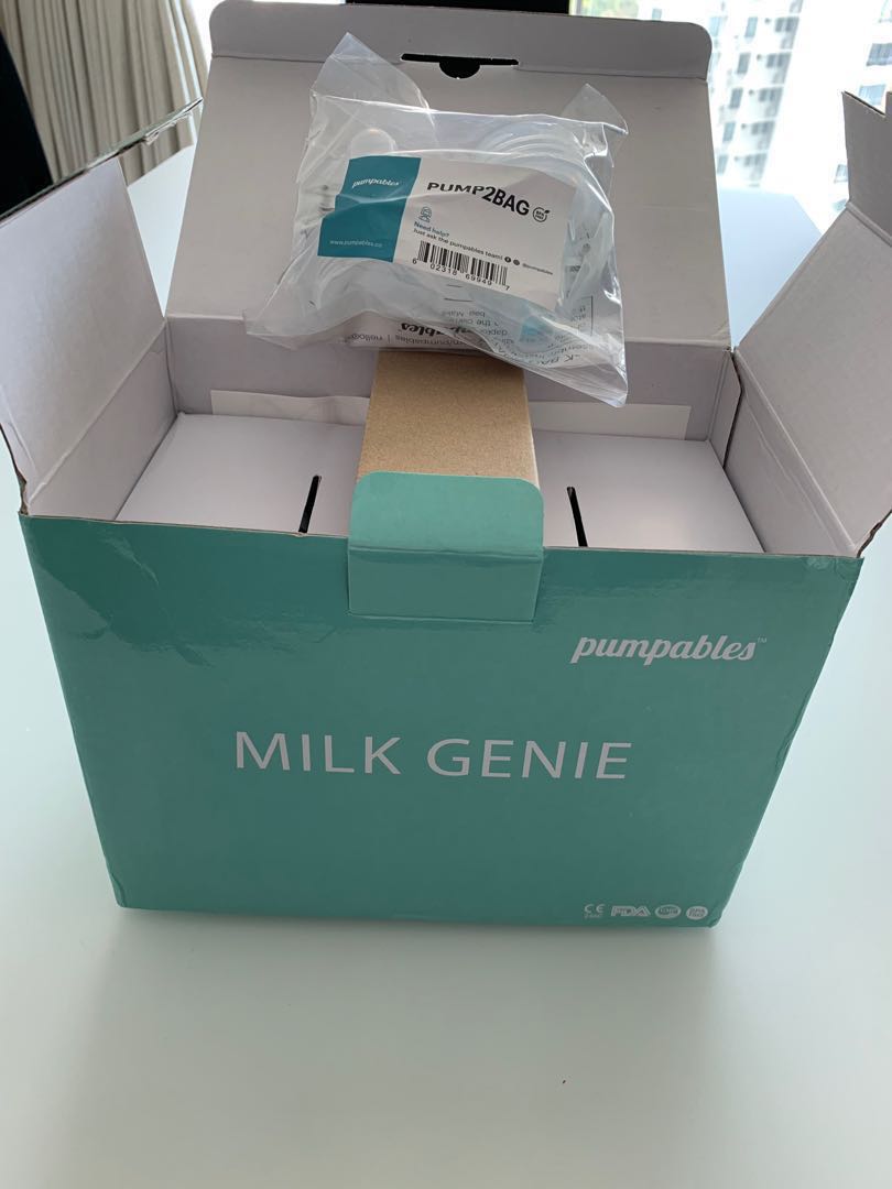 Pumpables milk genie plus double electric breast pump, Babies & Kids ...