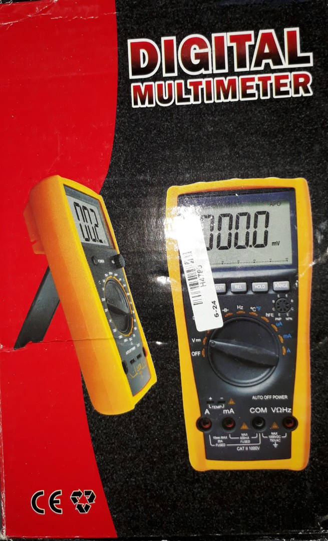 VICI VC99 3 5/6 LCD Manual Auto Digital Multimeter Tester Volt Ammeter ...