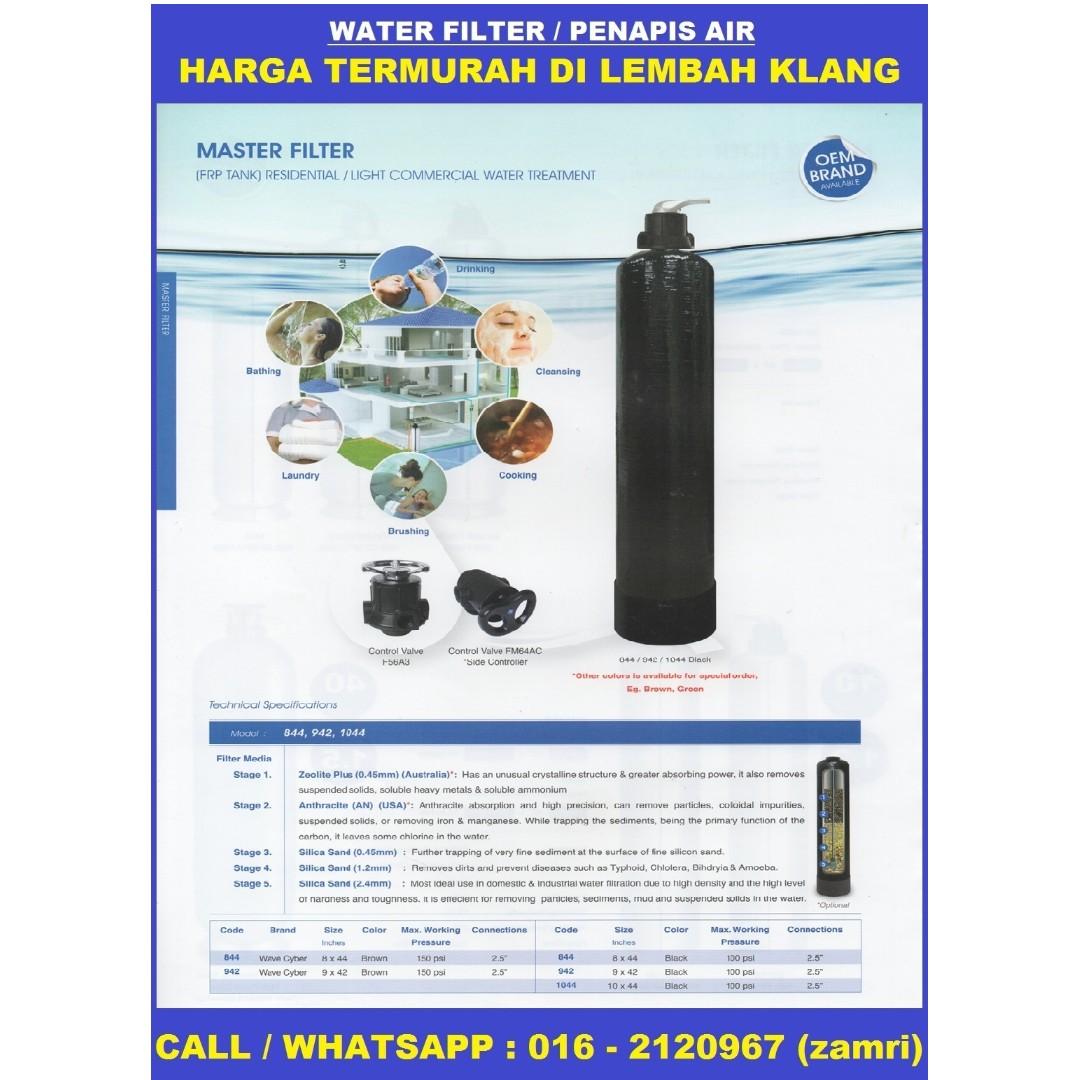 water filter with installation / penapis air siap pasang di SUBANG JAYA ...
