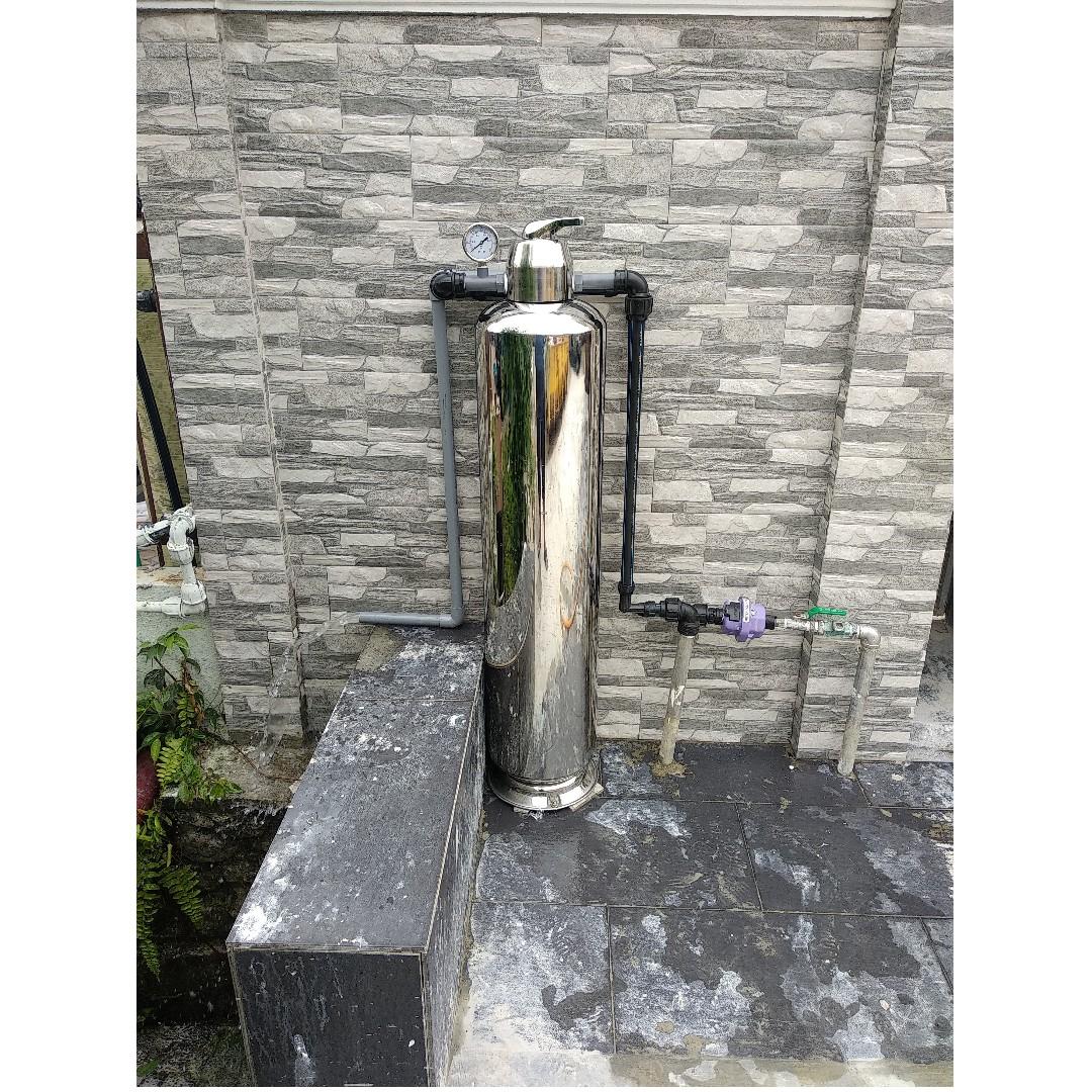 water filter with installation / penapis air siap pasang di SUNGAI ...
