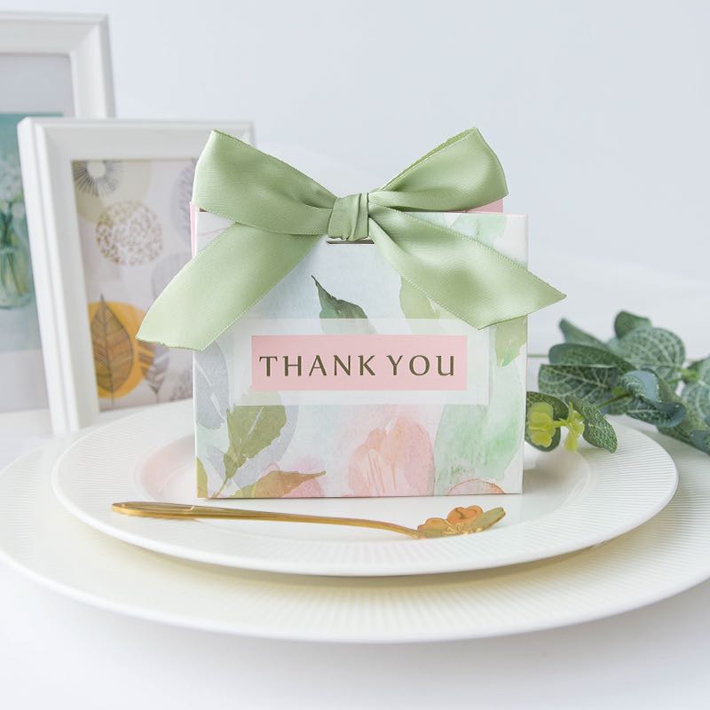 Water-colour design - DIY “Thank You” favor box, Everything Else on ...