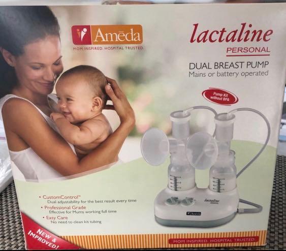 Ameda Lactaline Dual Breast Pump, Babies & Kids, Nursing & Feeding ...