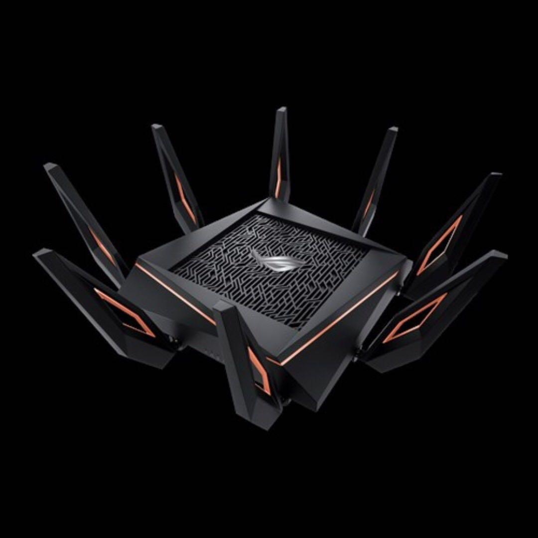 Asus ROG Rapture GT-AX11000 Tri-band WiFi 6 (802.11ax) Gaming Router ...