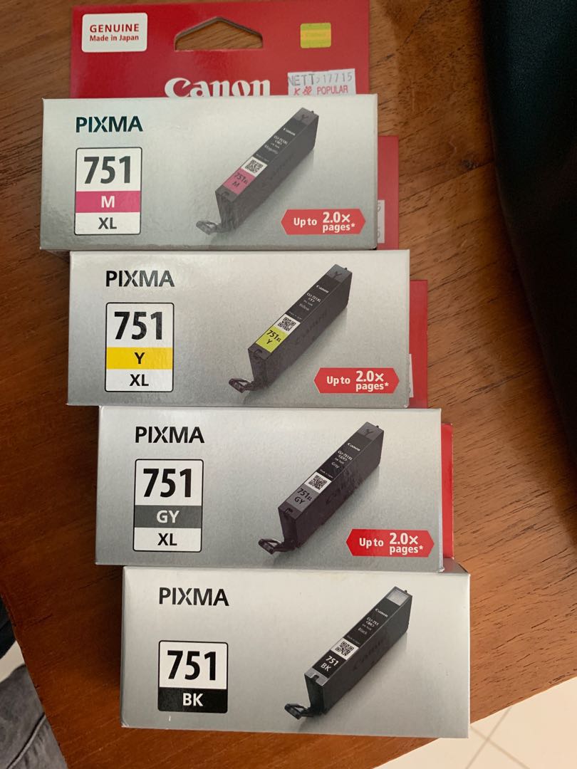 Canon 751 ink, Everything Else on Carousell