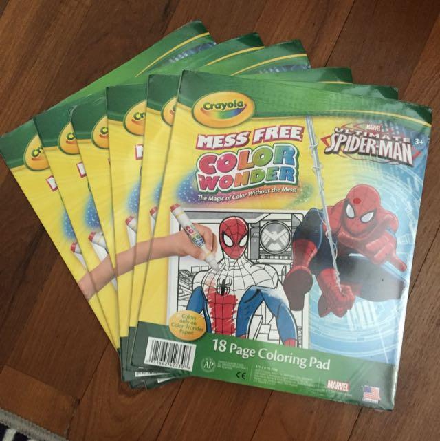 Crayola Color Wonder (Disney Fairies & Ultimate Spider-Man), Hobbies ...