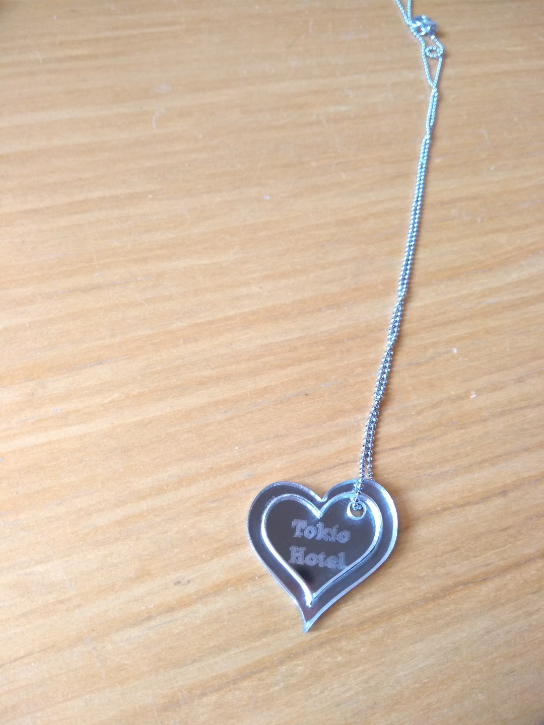 Custom-made Silver Heart Mirror Necklaces - Tokio Hotel Series, Women's ...