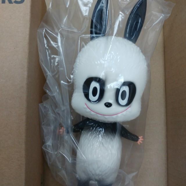 Labubu 熊貓 panda 龍家昇 How2work zimomo headlock bearbrick pop mart 小燦 燦子 ...