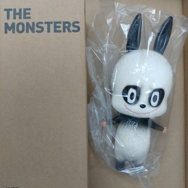 Labubu 熊貓 panda 龍家昇 How2work zimomo headlock bearbrick pop mart 小燦 燦子 ...