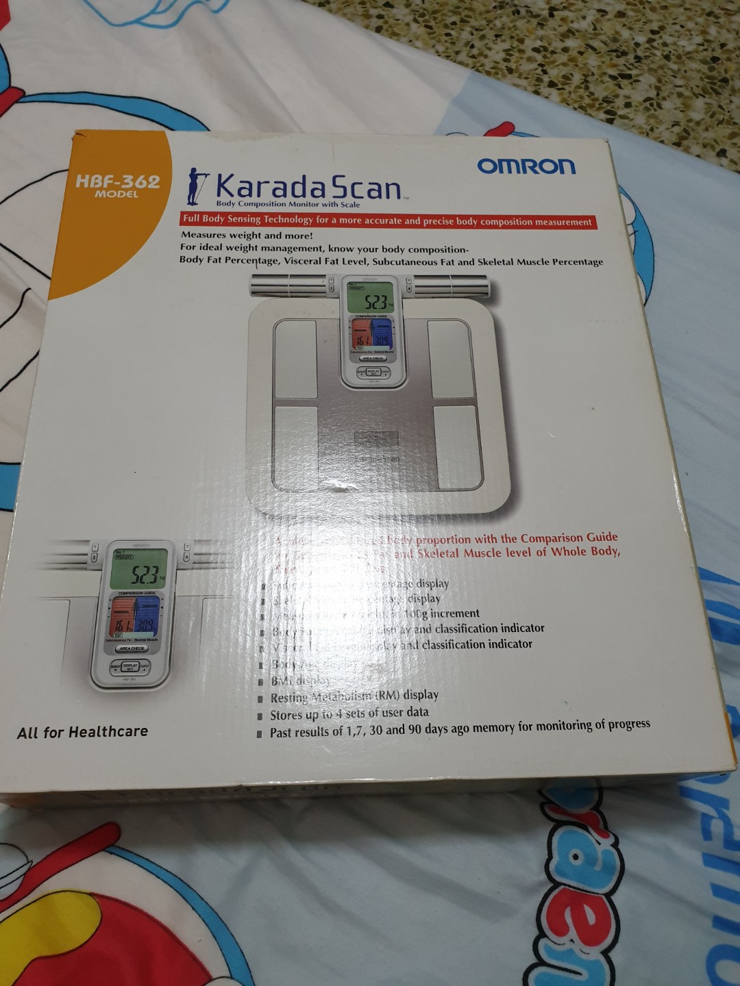Omron weighing scale, Health & Nutrition, Health Monitors & Weighing ...