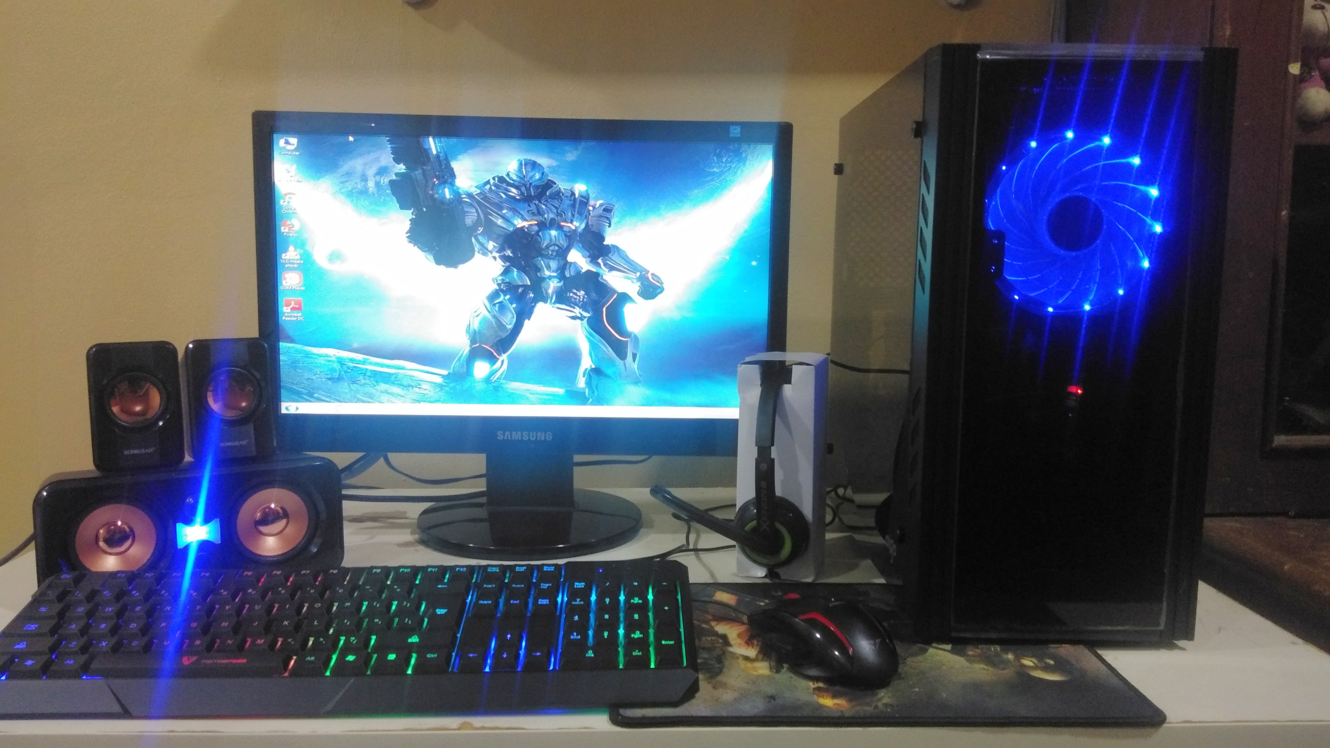 PC GAMING i3 FULLSET Monitor / GTX 650 / WiFi & Complete Accessories ...