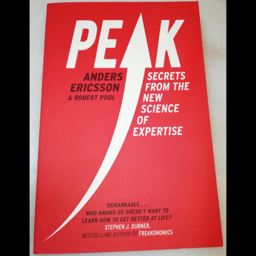 Peak by Anders Ericsson and Robert Pool, Hobbies & Toys, Books & Magazines, Storybooks on Carousell