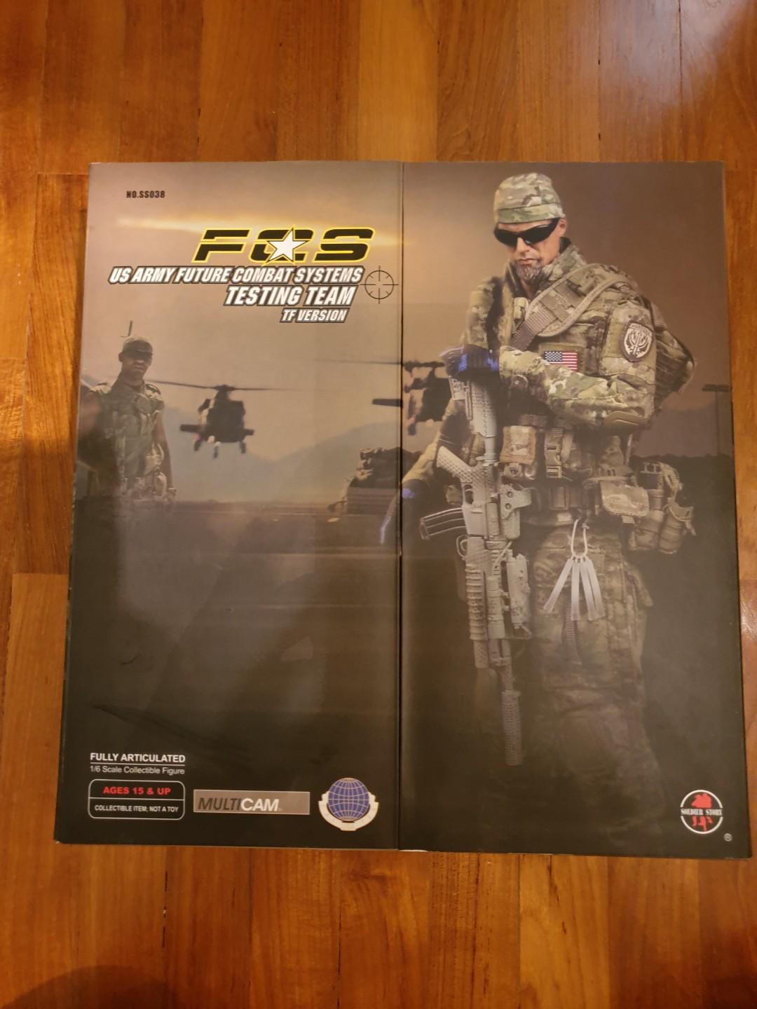 soldier story 1/6 us army future combat systems testing team tf version ...