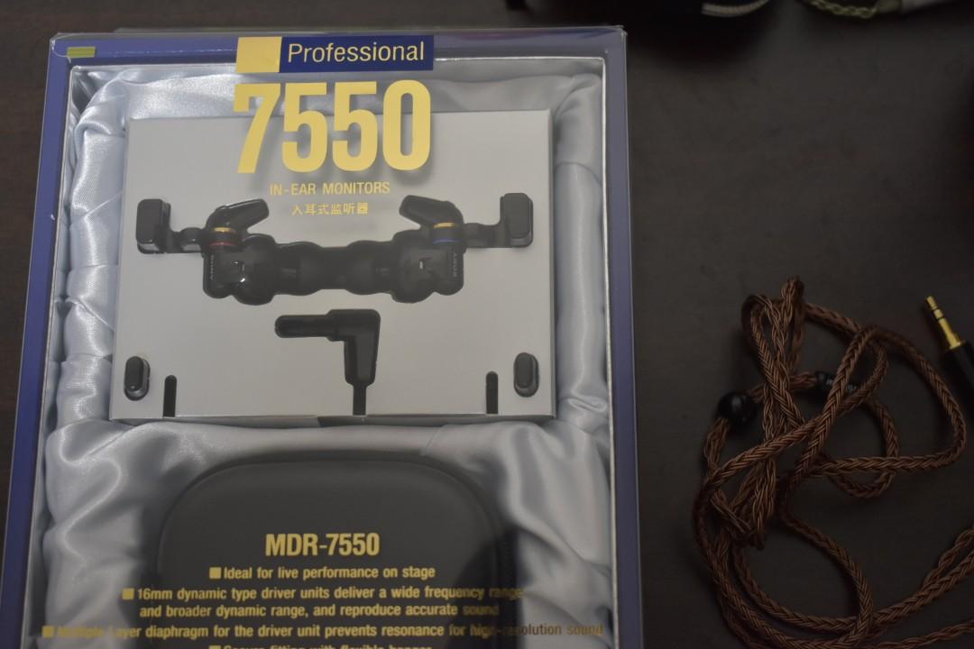 SONY MDR 7550/ EX800ST IEM W/ MMCX ADAPTER, Audio, Headphones ...