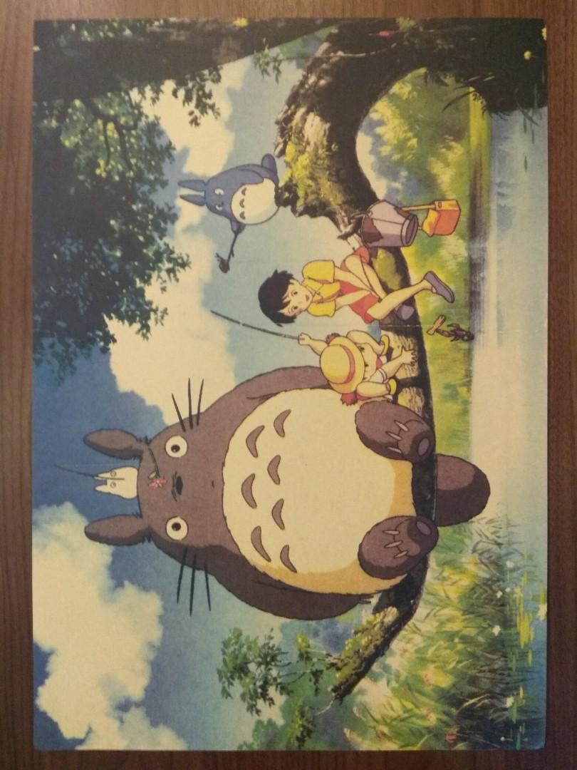 Studio ghibli vintage poster totoro anime, Hobbies & Toys, Stationery ...