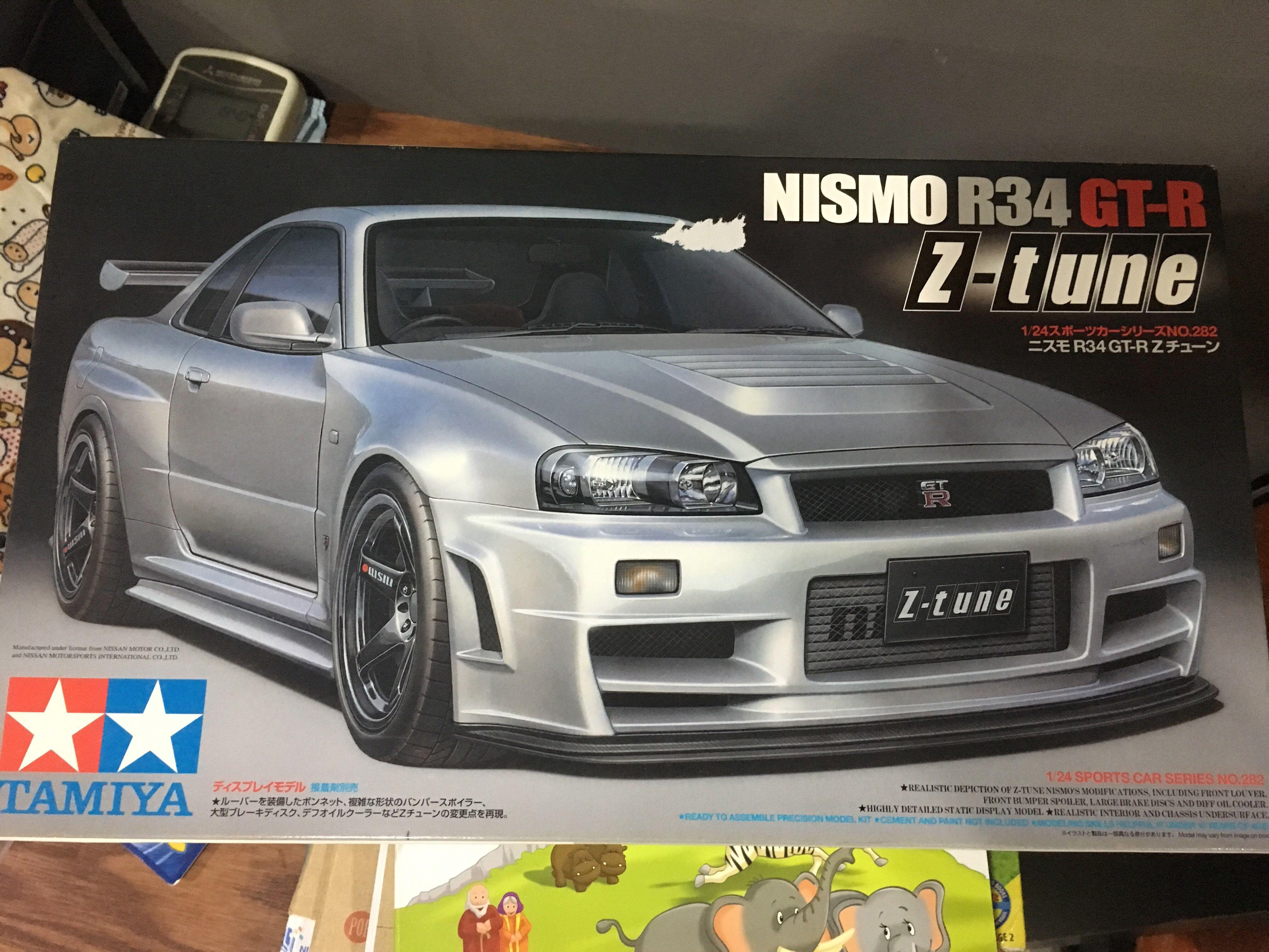Tamiya GT-R R34 Z-Tune 1/24model kit, Hobbies & Toys, Toys & Games on ...