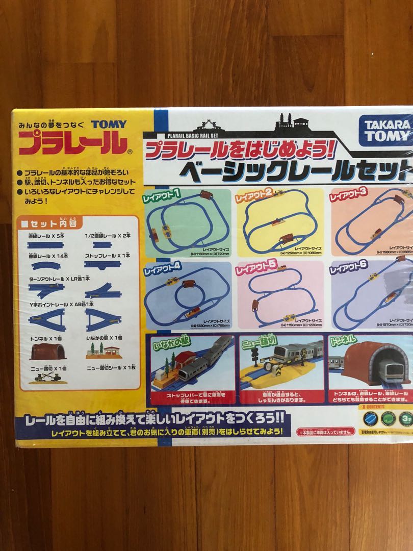 Train Set takara tomy plarail basic rail set includes tracks , tunnel ...