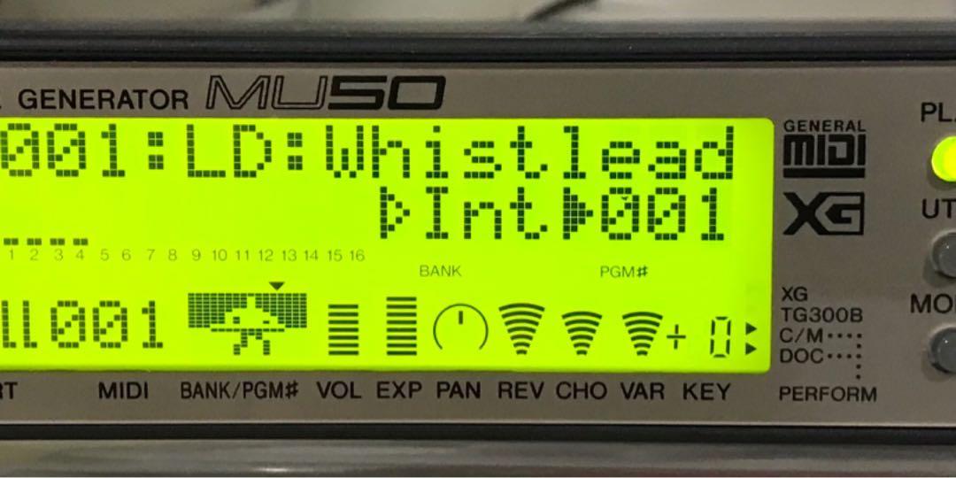 Yamaha MU50 Midi Tone Generator for sale, Hobbies & Toys, Music & Media ...