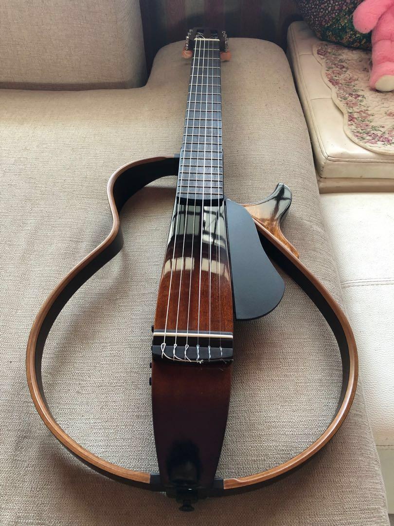 Yamaha Silent Guitar SLG200N, Hobbies & Toys, Music & Media, Musical ...