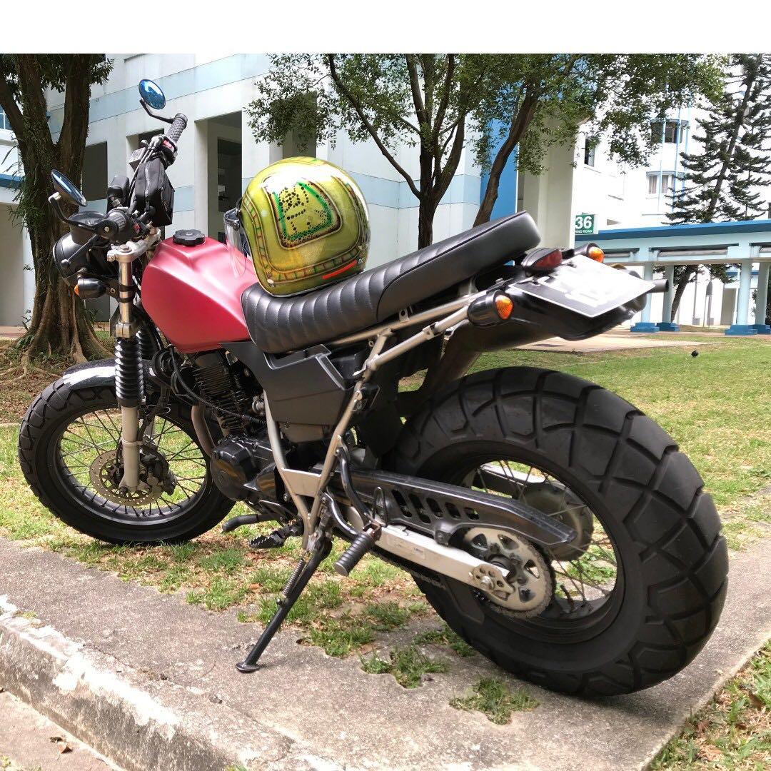 Yamaha TW200 Custom COE Feb 2029, Motorcycles, Motorcycles for Sale ...